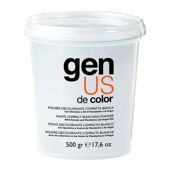 POLVO DECOLORANTE BLANCO GENUS 500 G - La Casa del Tinte