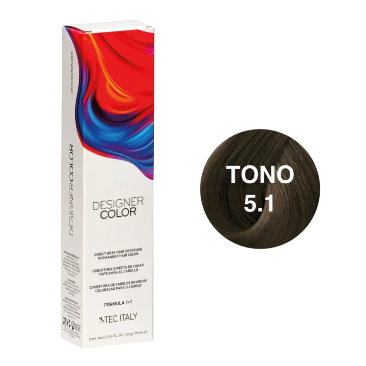 TINTE DESIGNER COLOR 5.1 90ML - La Casa del Tinte
